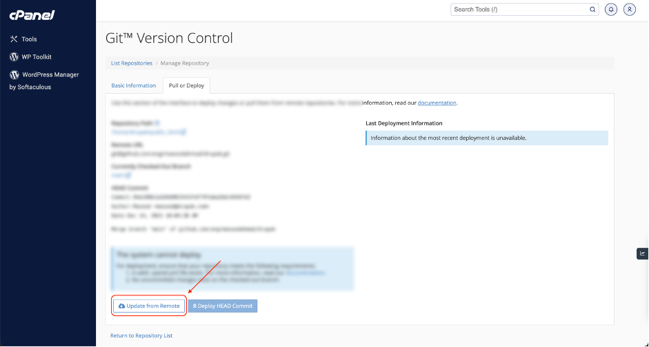 Connect Cpanel To Your Github Private Repo Drupak